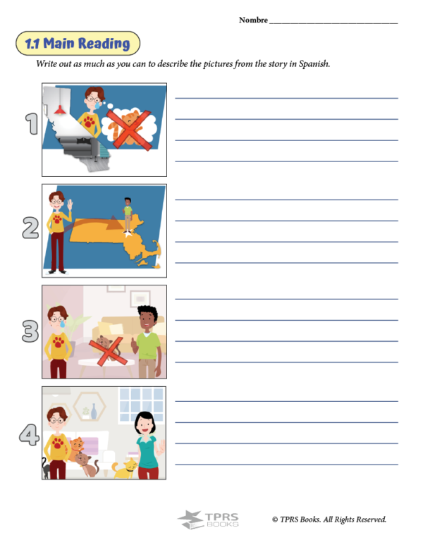 Look, I Can Talk - Reading Activities and Games Bundle - Spanish 1 & 2 ...