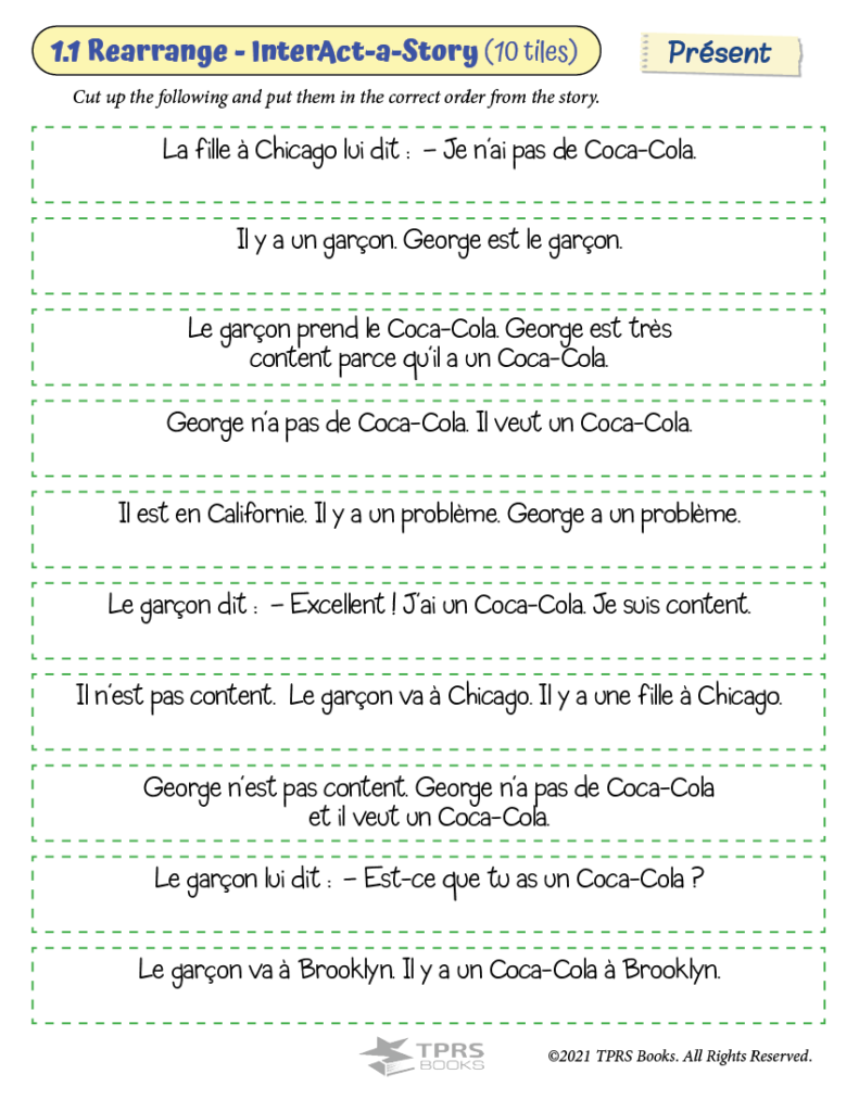 Look, I Can Talk - Reading Activities and Games Bundle - French 1 & 2 ...